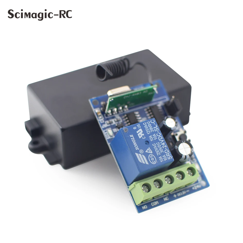 Universal-Garage-Door-Receiver-433mhz-12V-24V-Electric-Gate-Control-Receiver-433-92MHZ-Fixed ...