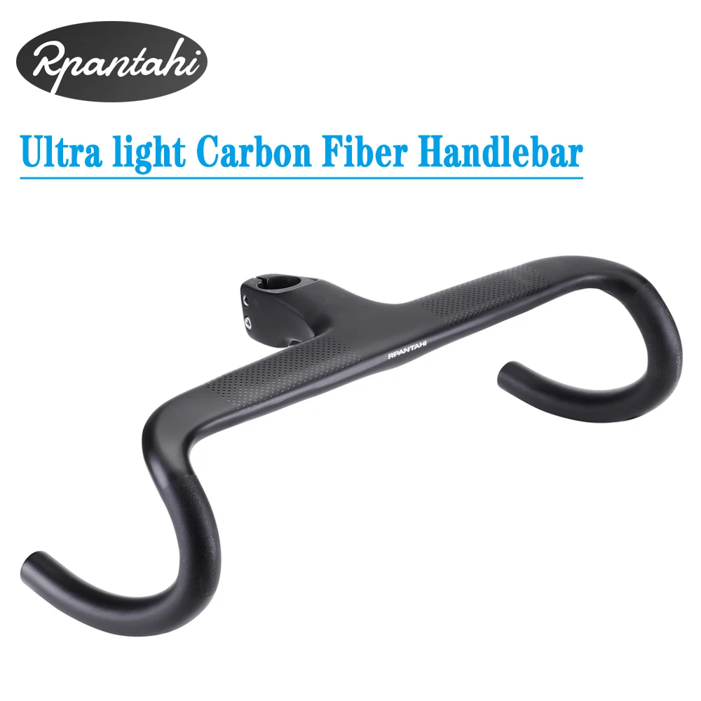 Ultra-light-Carbon-Fiber-Road-Bicycle-Handlebars-Integrated-Stem-28-6mm ...