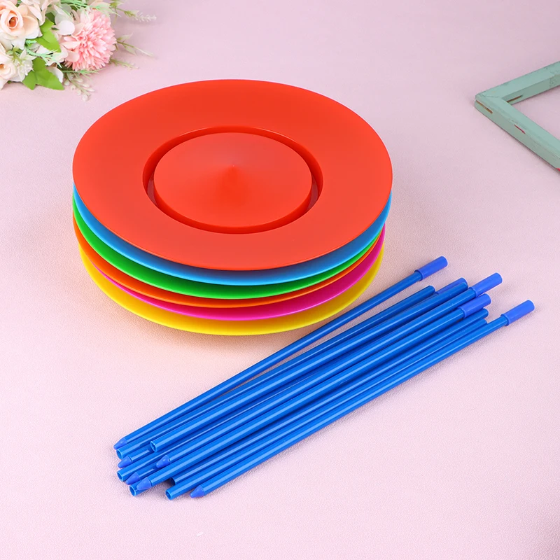6Set-Flying-Disc-Juggling-Plates-Acrobatic-Turntable-Boomerang-Balance ...