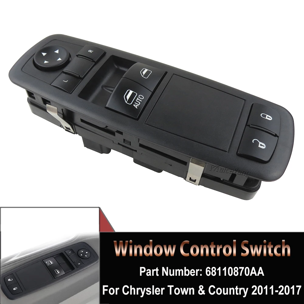 04602627AG-68298870AA-68110870AB-Front-Left-Power-Window-Switch-For ...