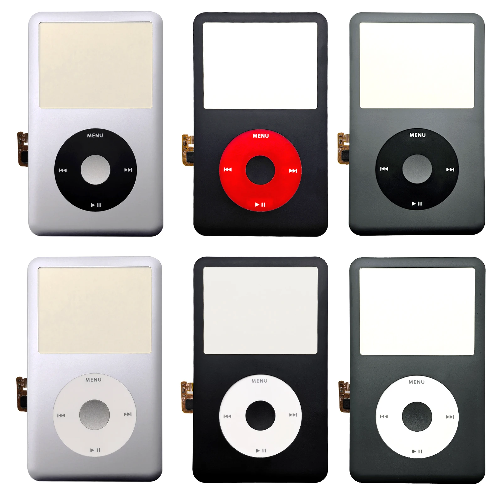 iPod Classic 6th 7th Generation Front Cover Faceplate Metal with ...