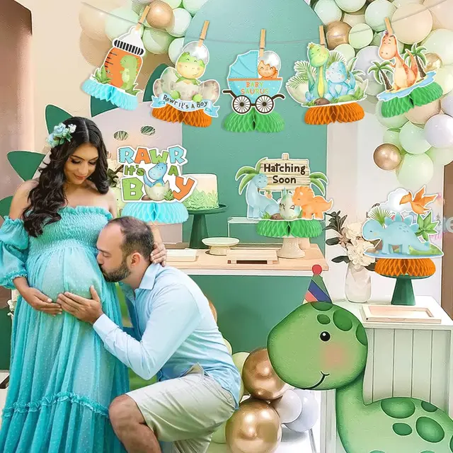 Artículos Para Fiesta De Baby Shower De Dinosaurios Plantillas De