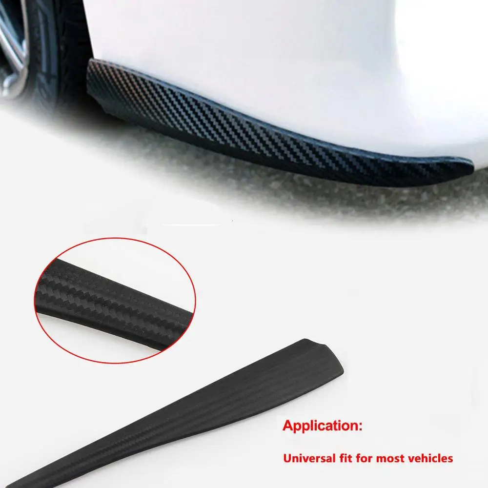 2PCS-Car-Front-Bumper-Lip-Protector-Corner-Guard-Anti-Scratch-Strips ...