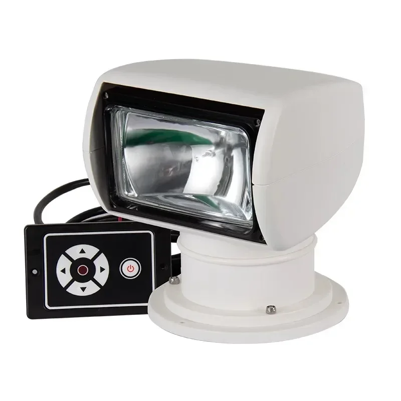 Marine-Searchlight-100W-360-Degree-Rotation-12V-24V-Xenon-Halogen-Yacht ...