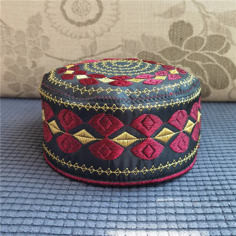Muslim-Hats-Four-Seasons-Embroidery-Arab-Men-Prayer-Hat-Musliman-Turban ...