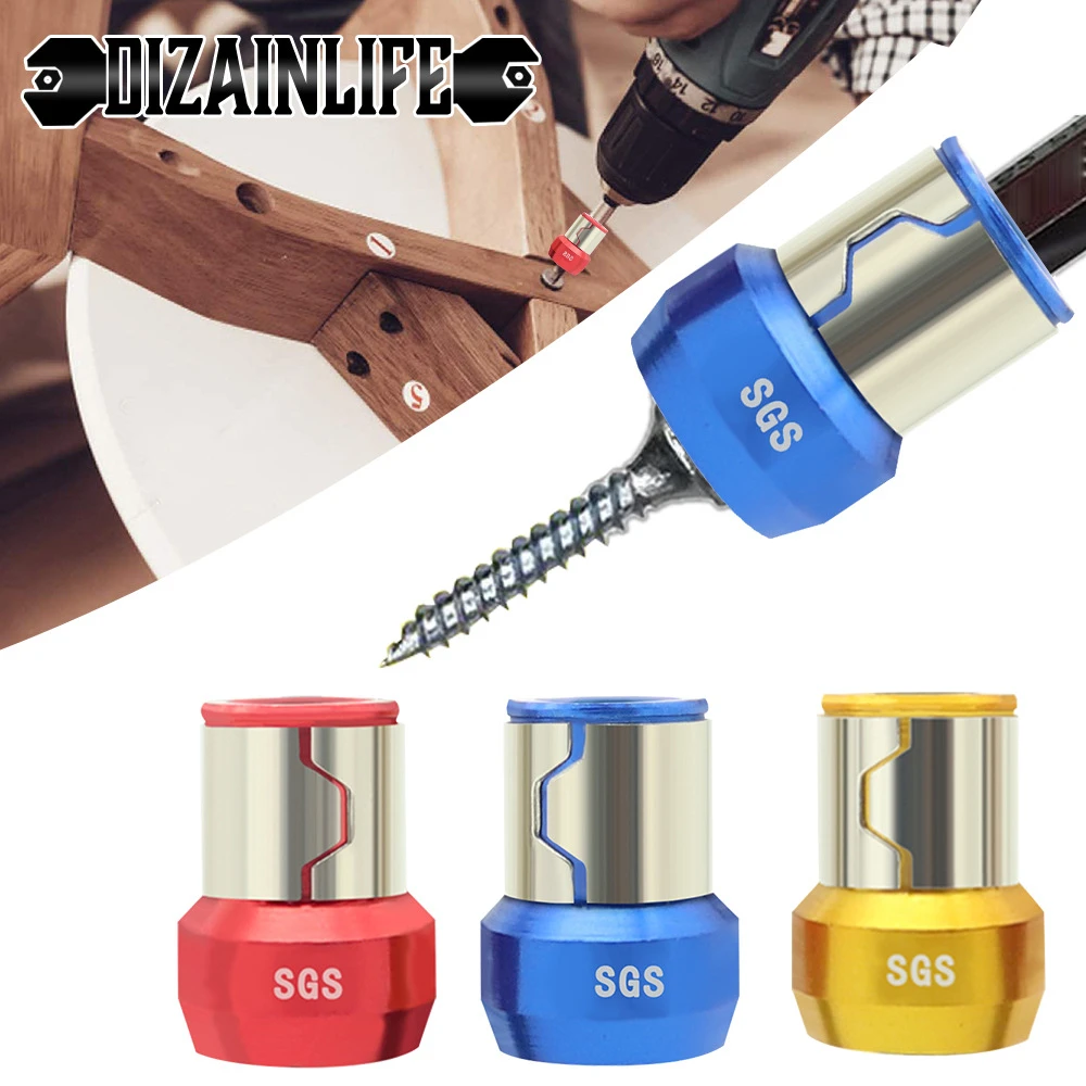 Magnetic Bit Holder Alloy Electromagnetic Ring Screwdriver Bit Anti ...