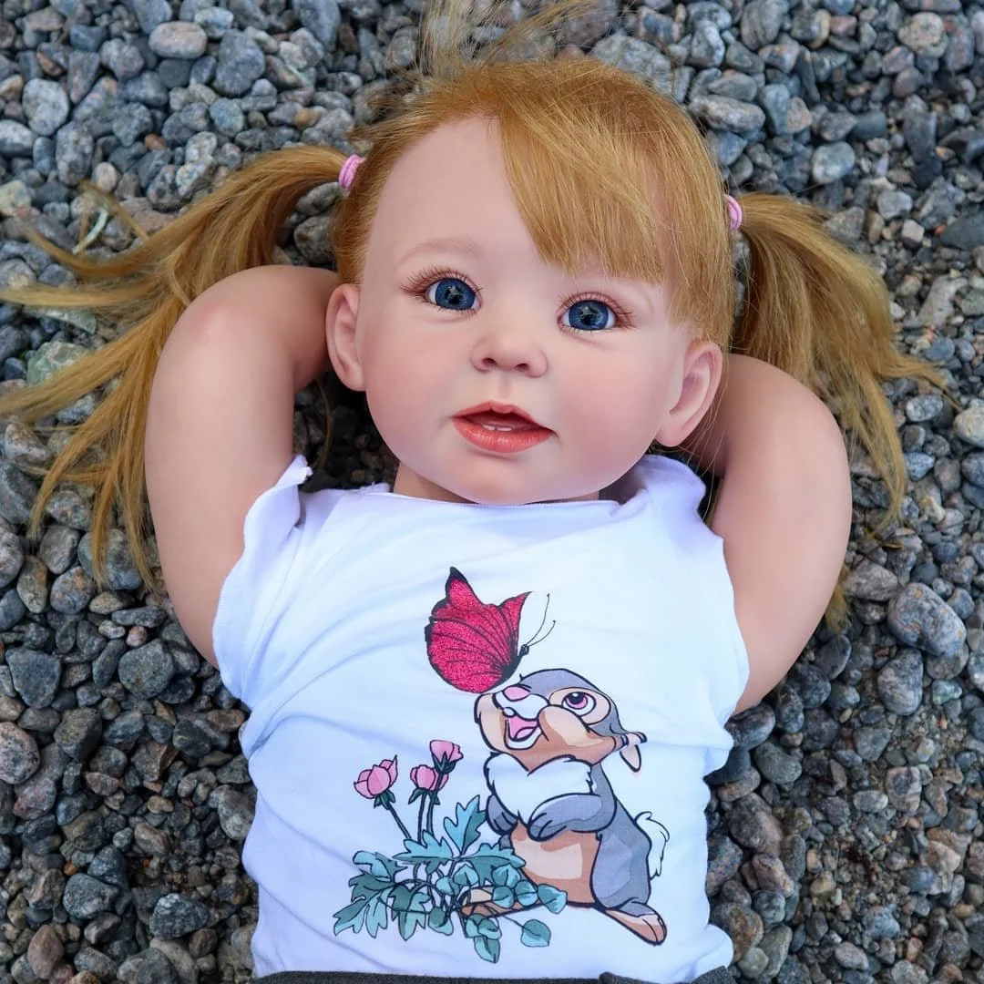 66 CM Bonnie Reborn Dolls Bebé Reborn Handmade Toddler Lifelike 3D ...