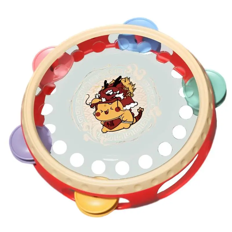 Tambourine Toy Interesting Creative Drum Rattle Toy For Kids Musical ...