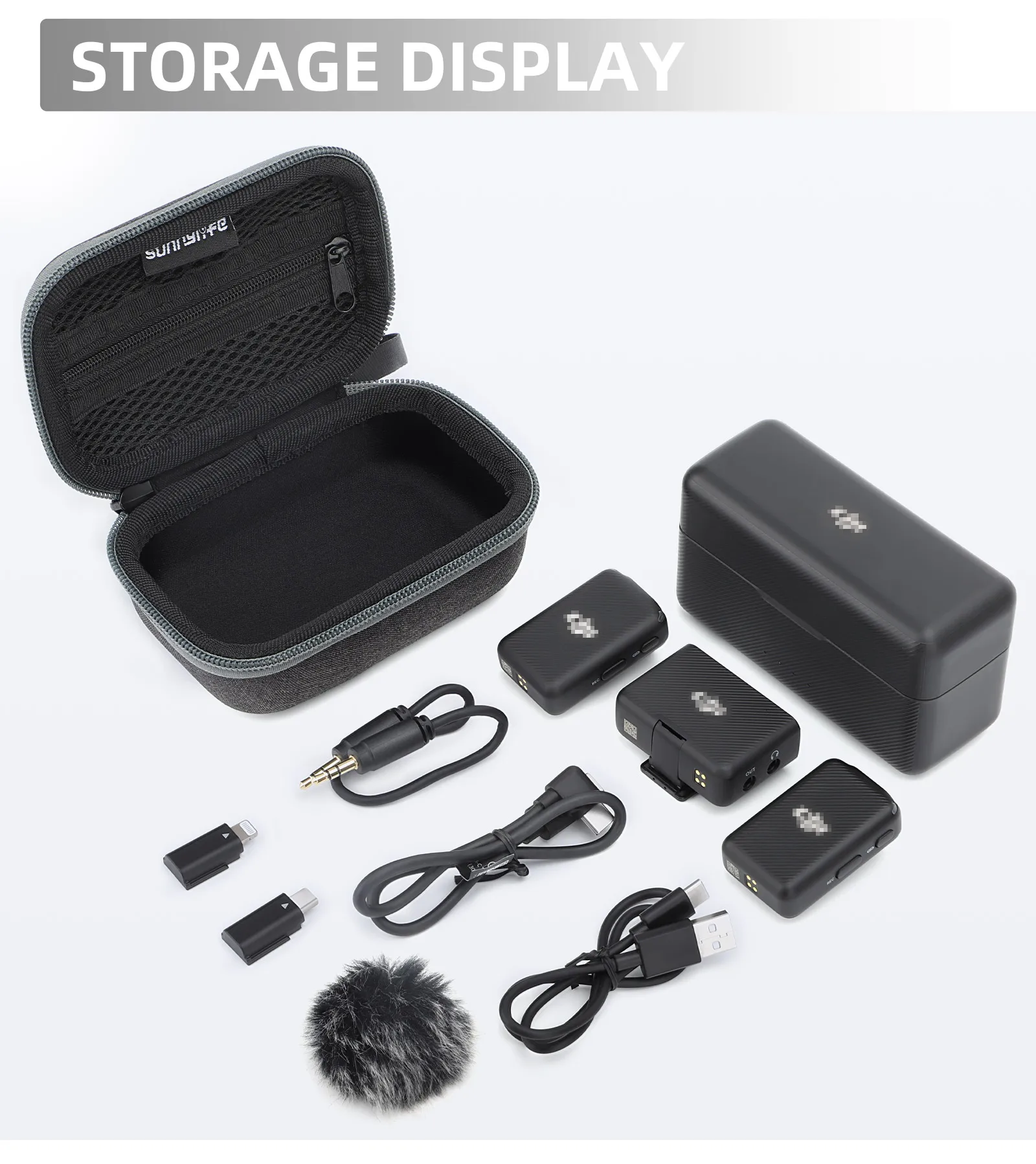 Étui de rangement pour microphone sans fil - RNCYN - Mini - Antichoc ...