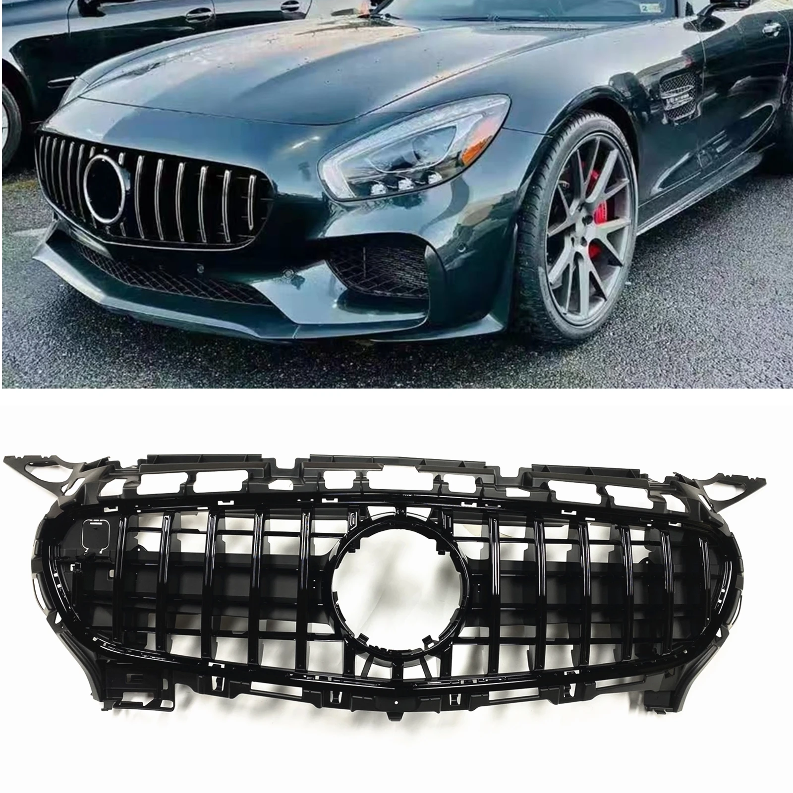 Car-Front-Grille-Racing-Grills-Upper-Bumper-Hood-Mesh-Auto-Part-For ...
