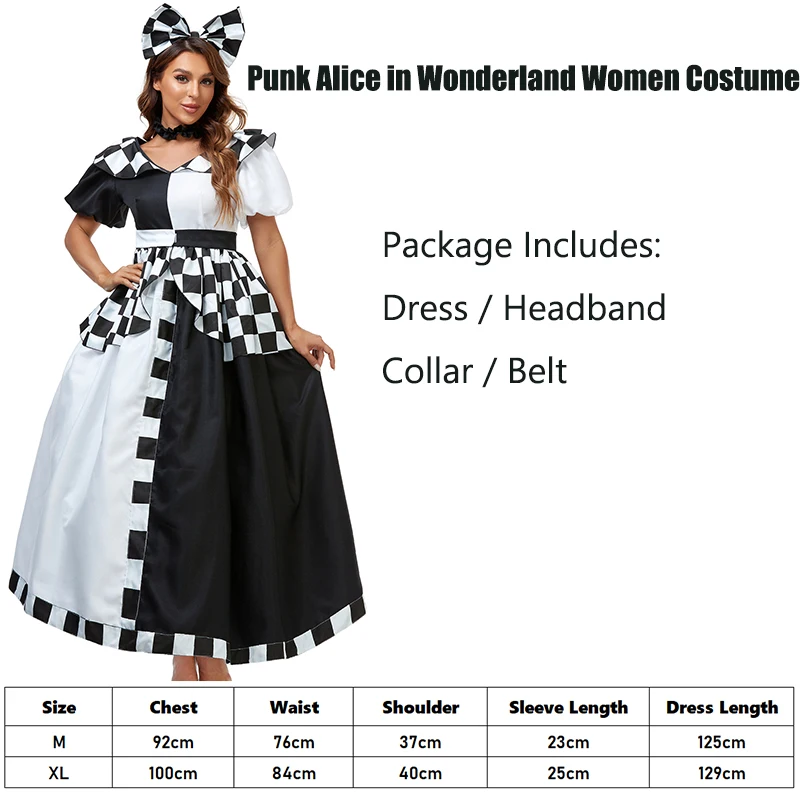 Punk Alice In Wonderland Costume