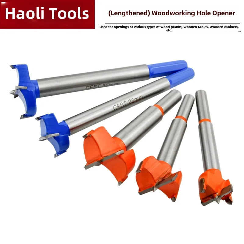 Grade-Woodworking-Hole-Opener-Alloy-Head-Extended-Length-Wood-Board ...