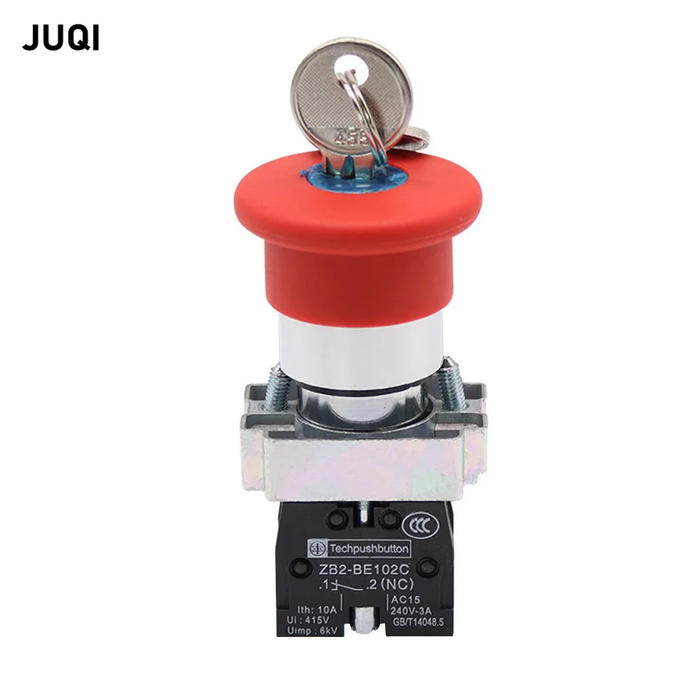 XB2-BS142-key-emergency-stop-Rotary-push-button-switch-2-position ...