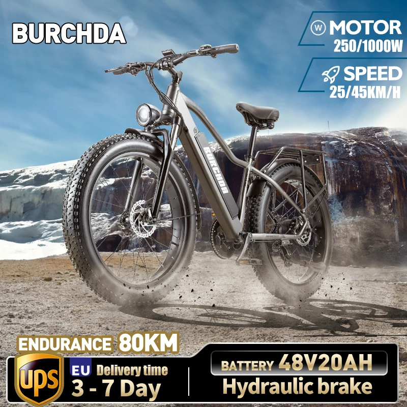 Burchda-RX20-1000-w45-km-h-Mountain-bicicletta-elettrica-48-v20ah ...