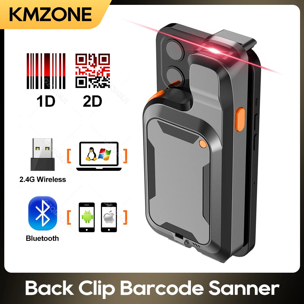 2D-Back-Clip-Bluetooth-Barcode-Scanner-Phone-Work-Portable-Barcode ...
