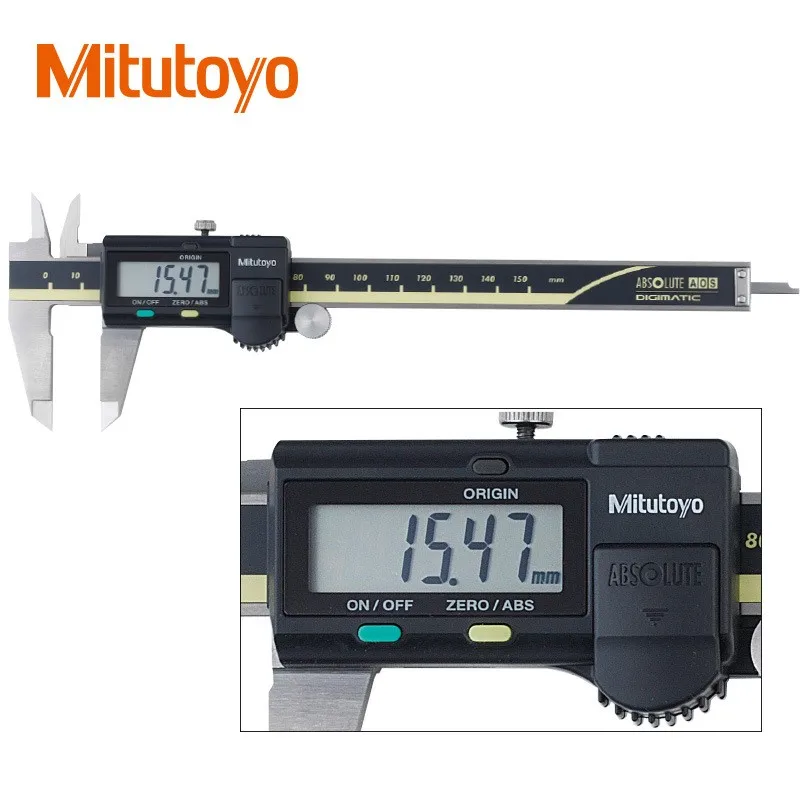 Mitutoyo-calibrador-vernier-con-pantalla-digital-electr-nica-Original-japon-s-0-150-200-300mm ...