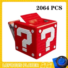 Fit 71395 Super Mario Red 64 Question Mark Block Model Compatible ...