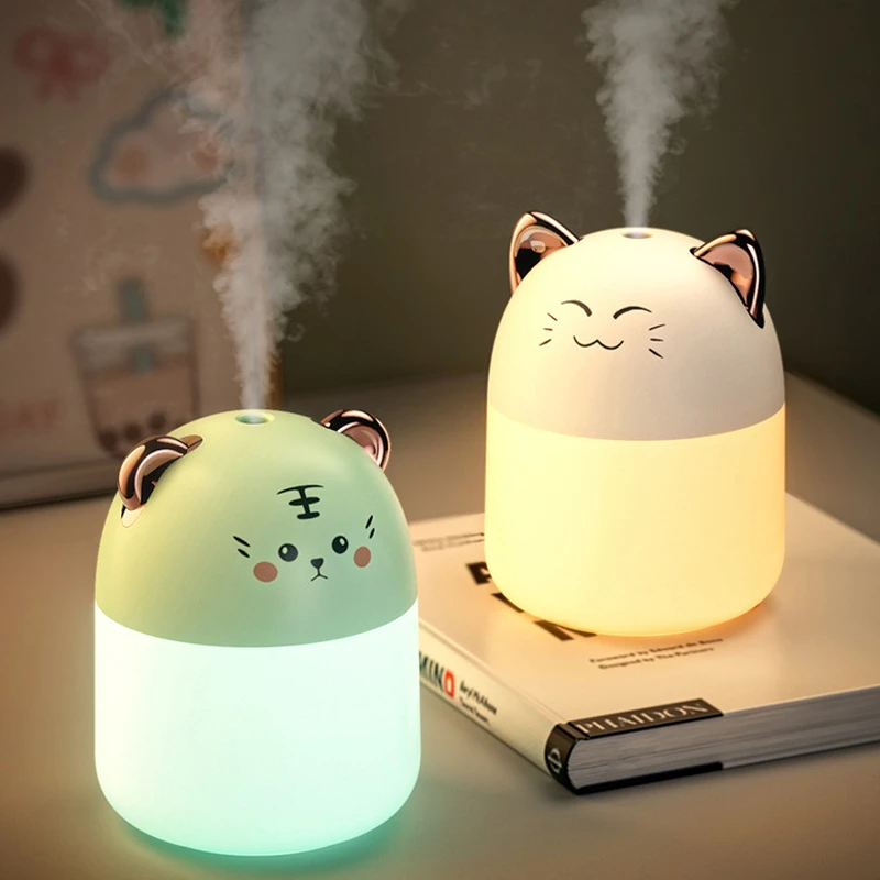 New Desktop Humidifier With Colorful Atmosphere Light 250ml Capacity ...