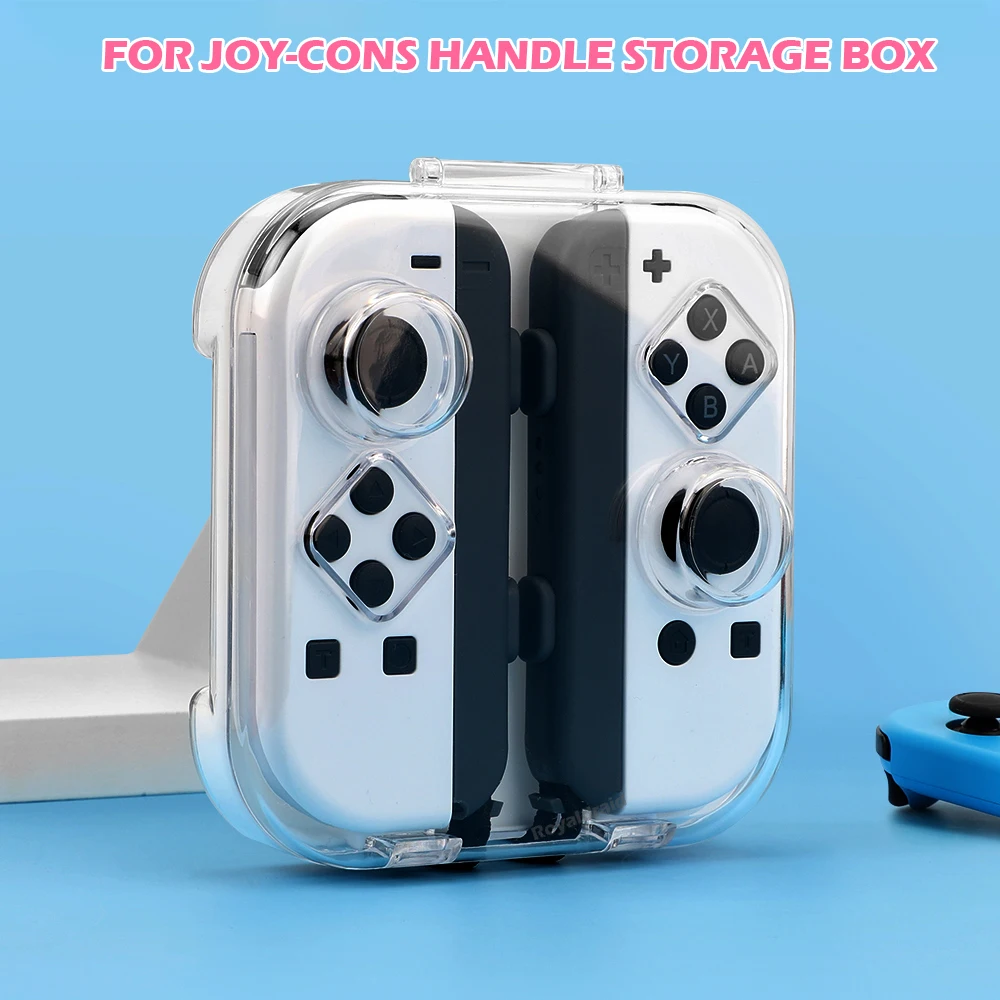 Mini-Transparent-Case-For-Switch-OLED-Joy-cons-Handle-Storage-Box-For ...