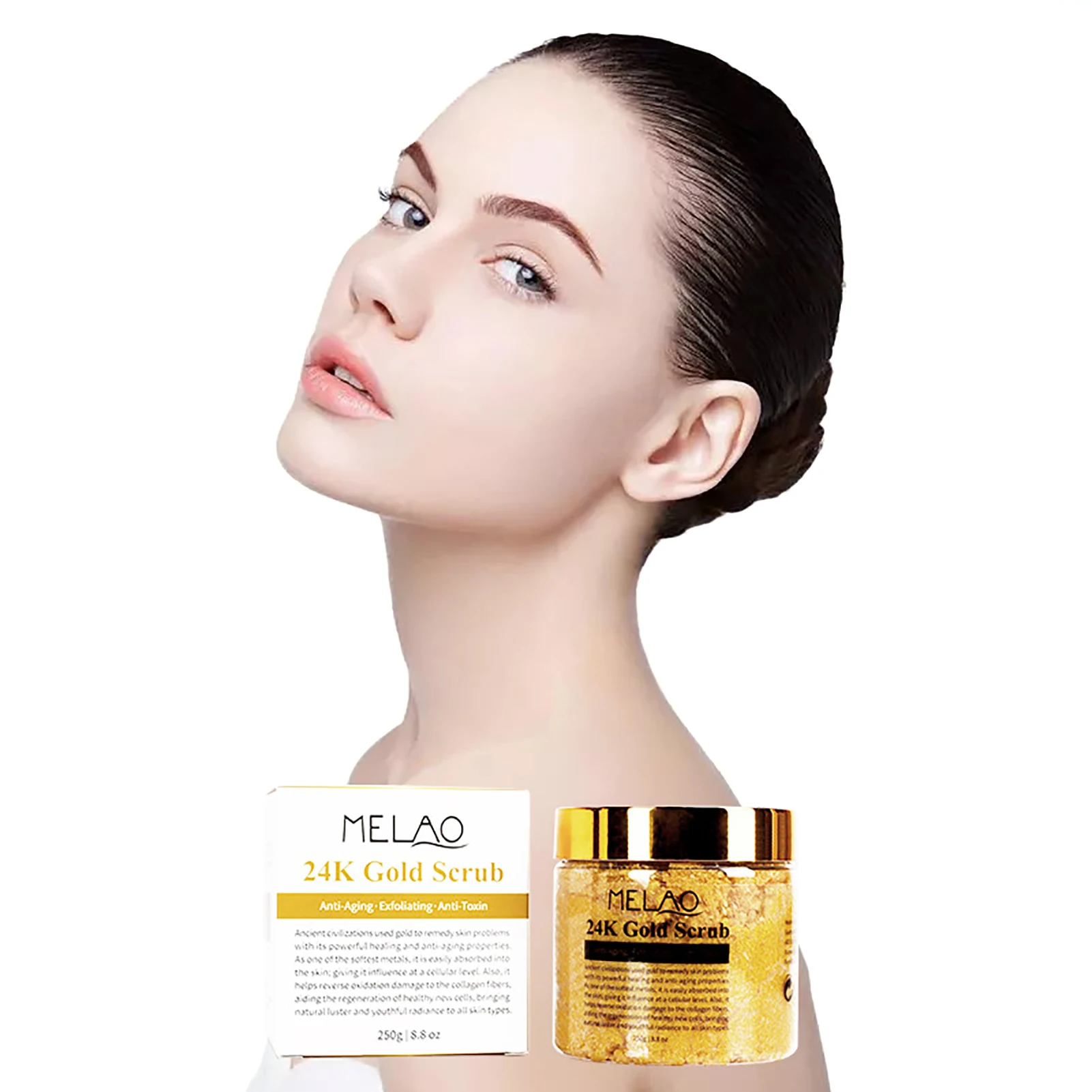 24K Gold Body Scrub 24K Gold Scrub Moisturizing Face And Body Scrubs ...