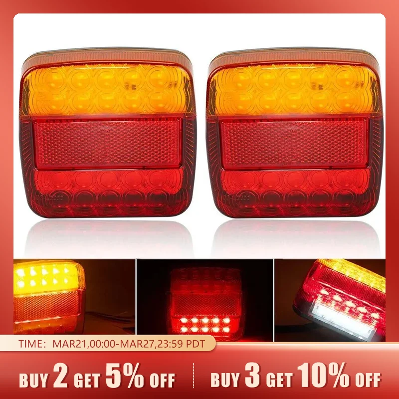 2Pcs-12V-Car-Trailer-Trucks-Tail-Light-Car-20-LED-Rear-Tail-Light ...