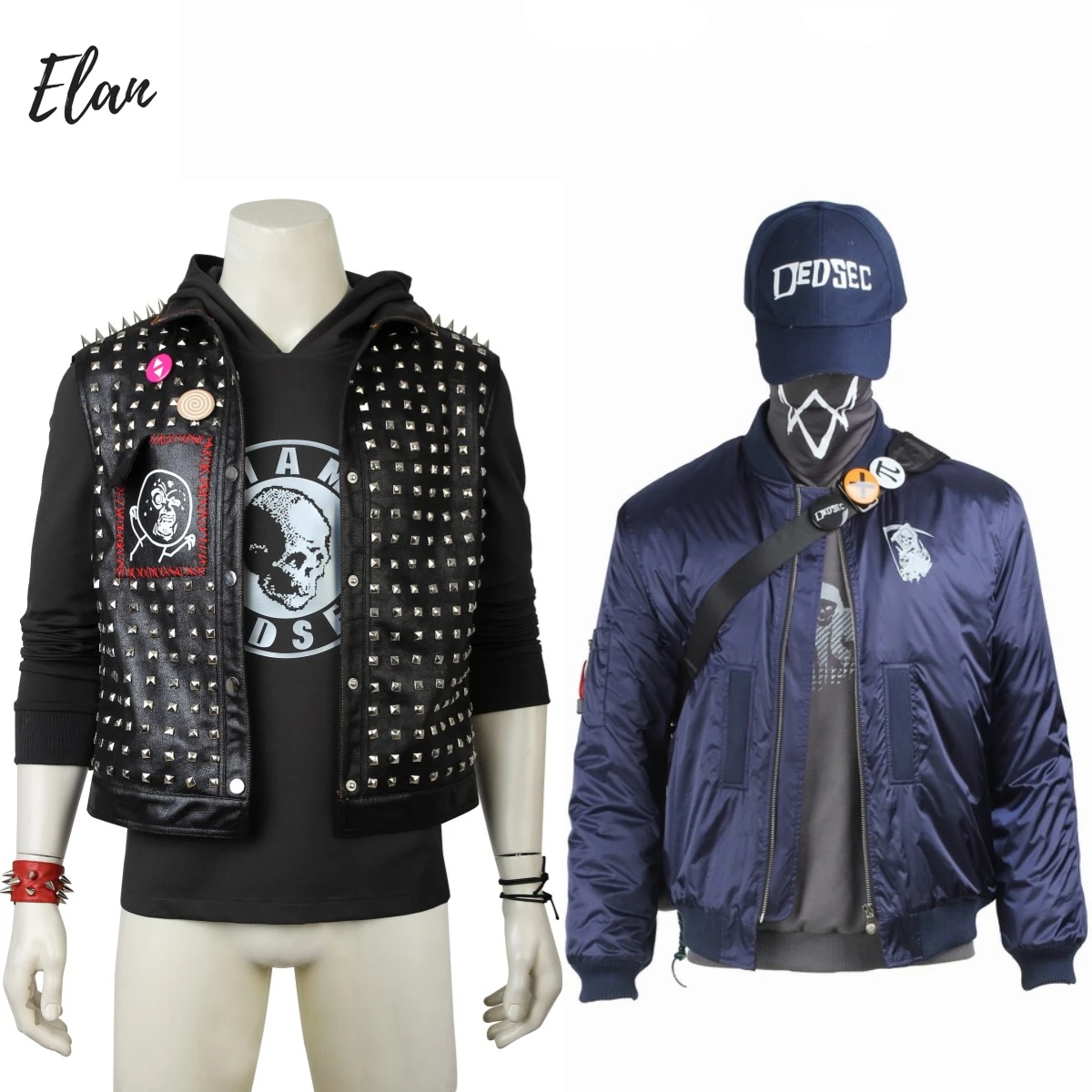 Leather Watch Dogs Wrench Cosplay Outfit Marcus Holloway Cosplay ...