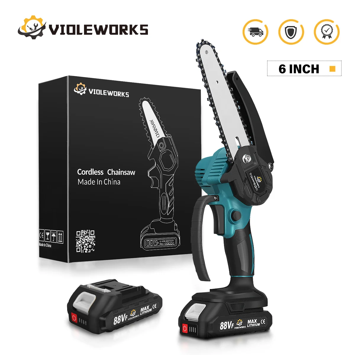 1500W-88VF-6-Inch-Electric-Saw-Chain-Saw-Li-ion-Battery-Power-Display ...