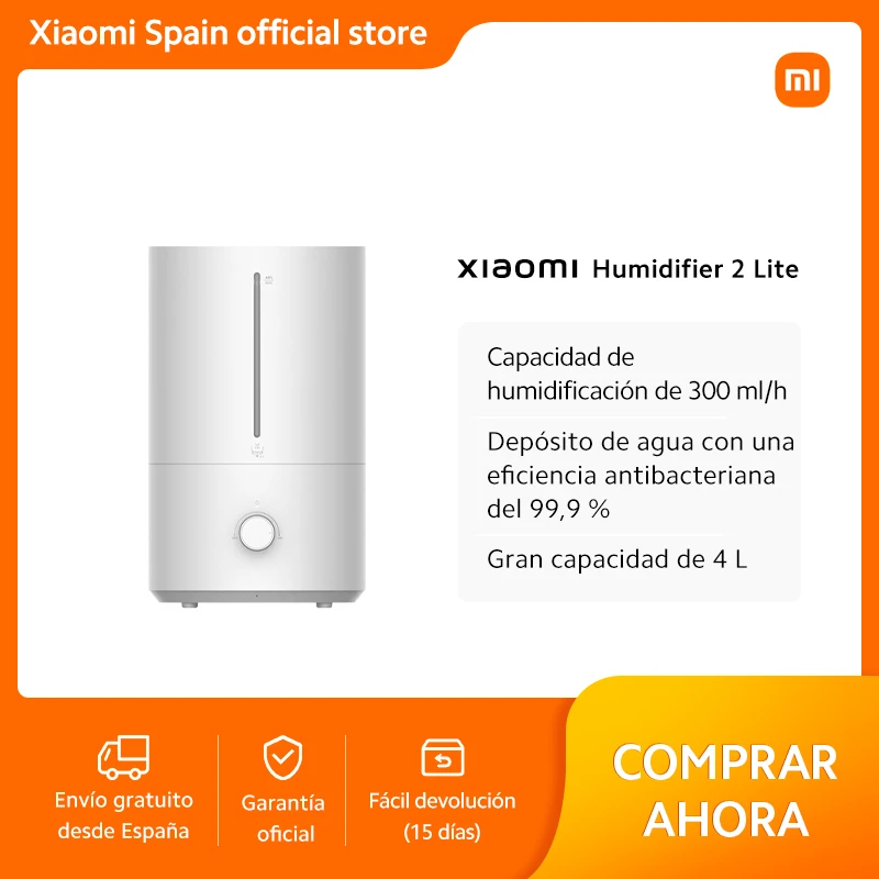 Official｜Xiaomi Humidifier 2 Lite｜Humidification Capacity of 300 Ml/H ...
