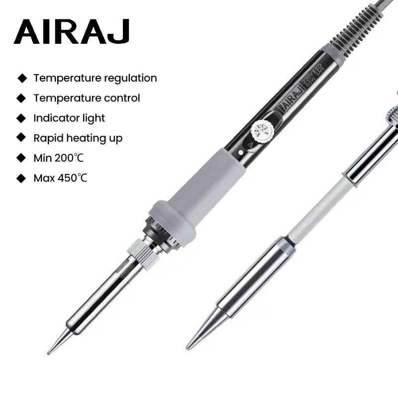 AIRAJ-12-15PCS-Electric-Soldering-Iron-60W-Temperature-Adjust-Soldering ...