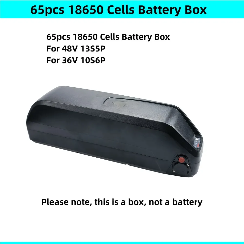 65 60 pcs 18650 Cells Ebike Battery Box solutions Down Tube Dolphin E ...