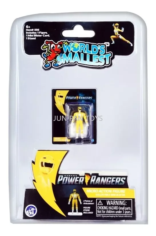 Figuras en miniatura de acción de los Power Rangers más pequeños del ...