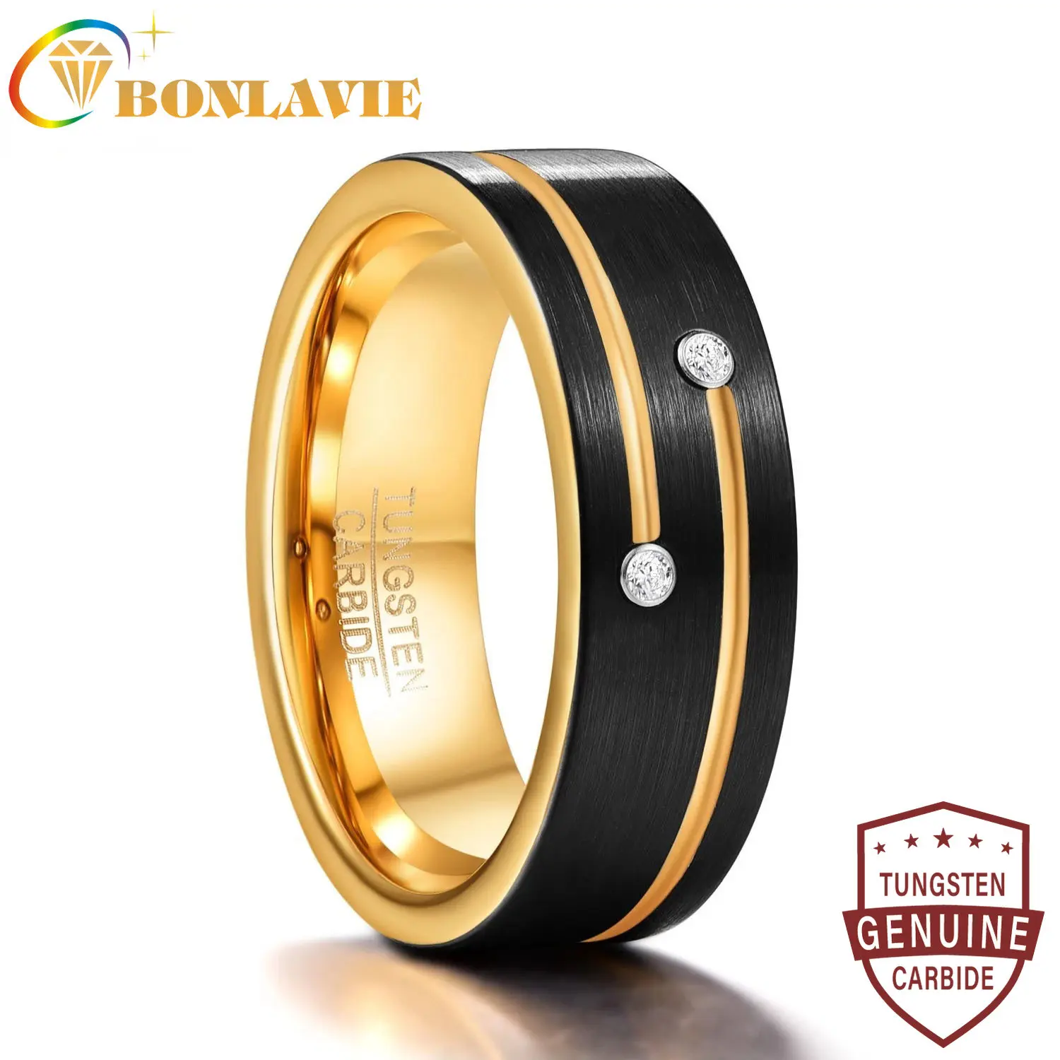 Bonlavie-8mm-anel-de-carboneto-de-a-o-de-tungst-nio-anel-de-noivado ...