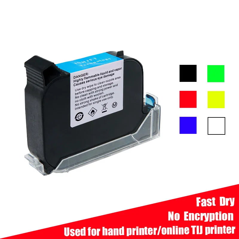 Handheld-Printer-Ink-Cartridge-Black-Red-Green-Blue-Eco-Solvent-600DPI ...