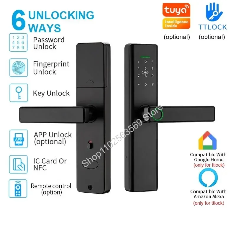 Smart-Electronic-Lock-Tuya-WIFI-Door-Lock-Fingerprint-Password-IC-Card ...