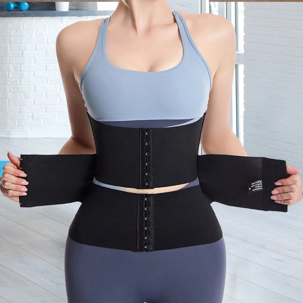 Women-Hourglass-Waist-Trainer-Adjustable-Tummy-Wrap-Bilateral ...