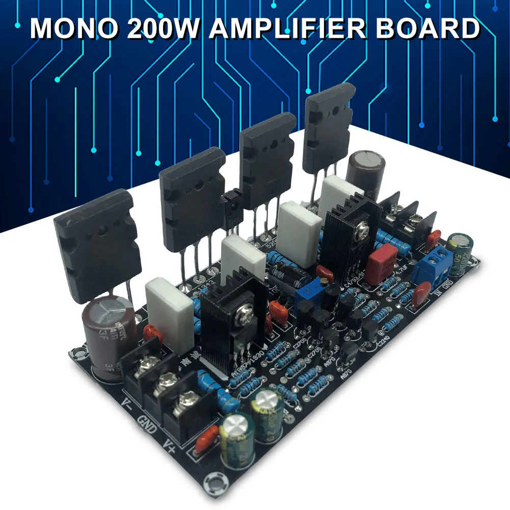 200W Mono Power Amplifier 1943 + 5200 Mono HIFI Audio Amplifier ...