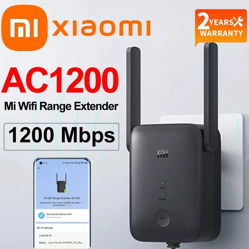 Global Xiaomi AC1200 Mi WiFi Router Range Extender 2.4GHz And 5GHz Band ...