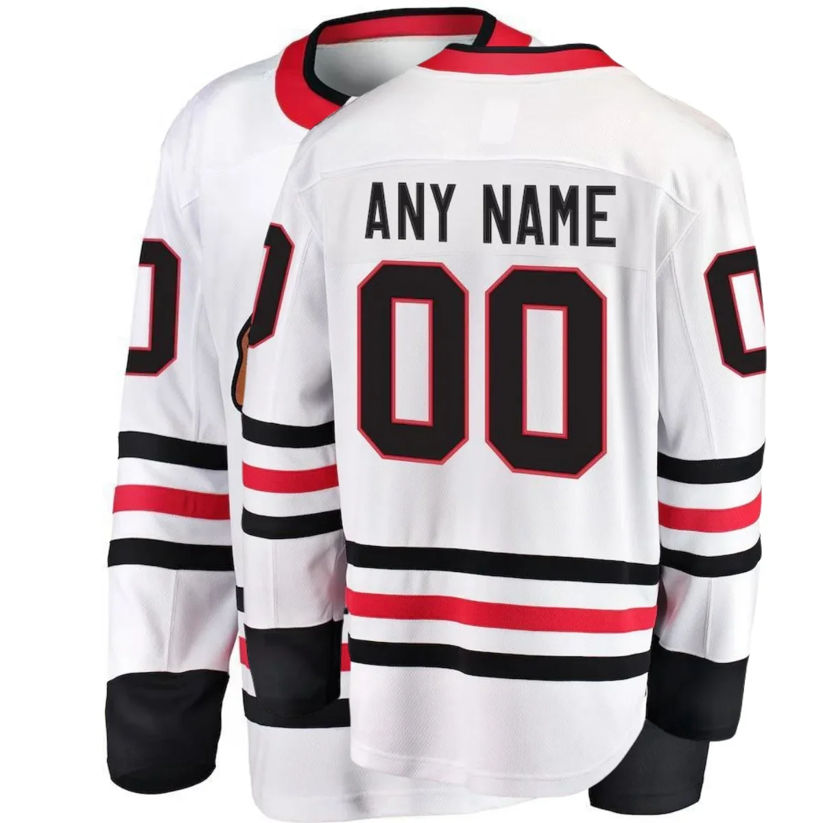 Camiseta de hockey de Chicago con bordado personalizado, uniforme de ...