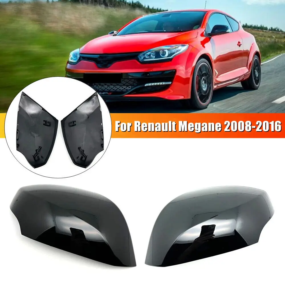 For Renault Megane MK3 2008-2015 Car Replacement Rearview Side Mirror Cover Wing Cap Exterior ...