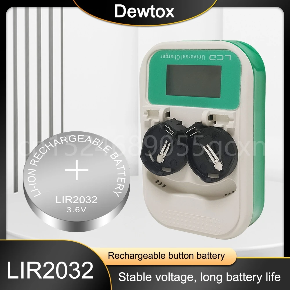 3-6V-LIR2032-ML2032-CR2032-2032-Lithium-Rechargeable-Battery-With ...