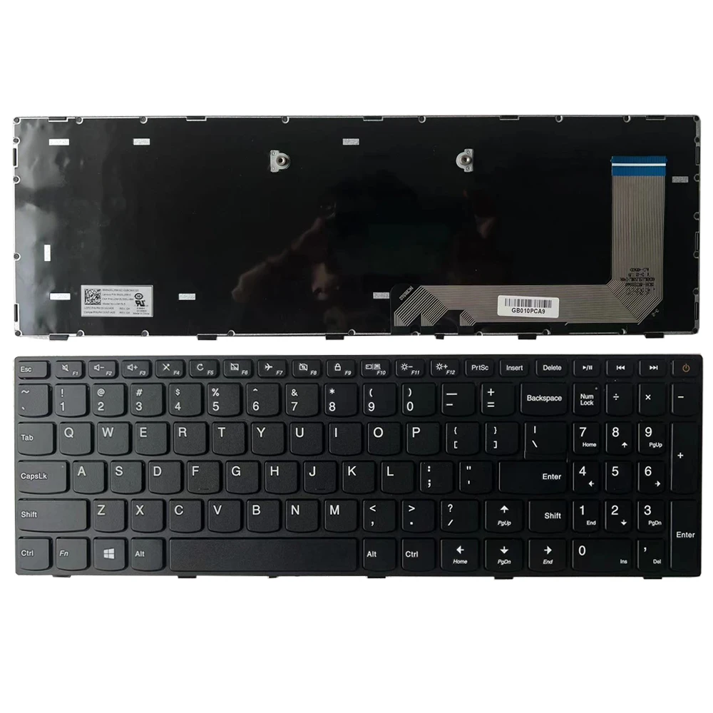 New Us Keyboard For Lenovo Ideapad 110-15isk 110-15ikb Laptop English ...