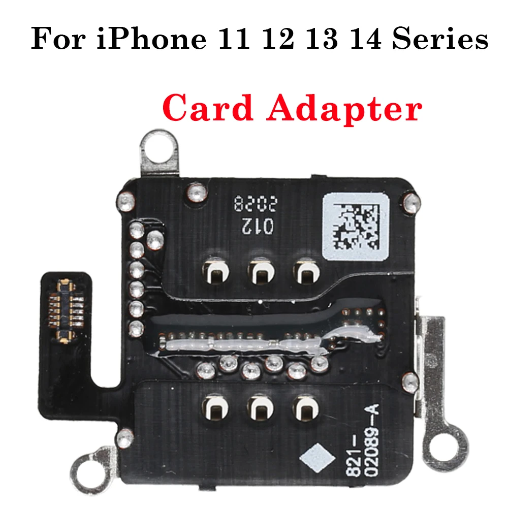 1Pcs-Dual-Sim-Card-Reader-Connector-Flex-Cable-For-iPhone-11-12-13-14 ...
