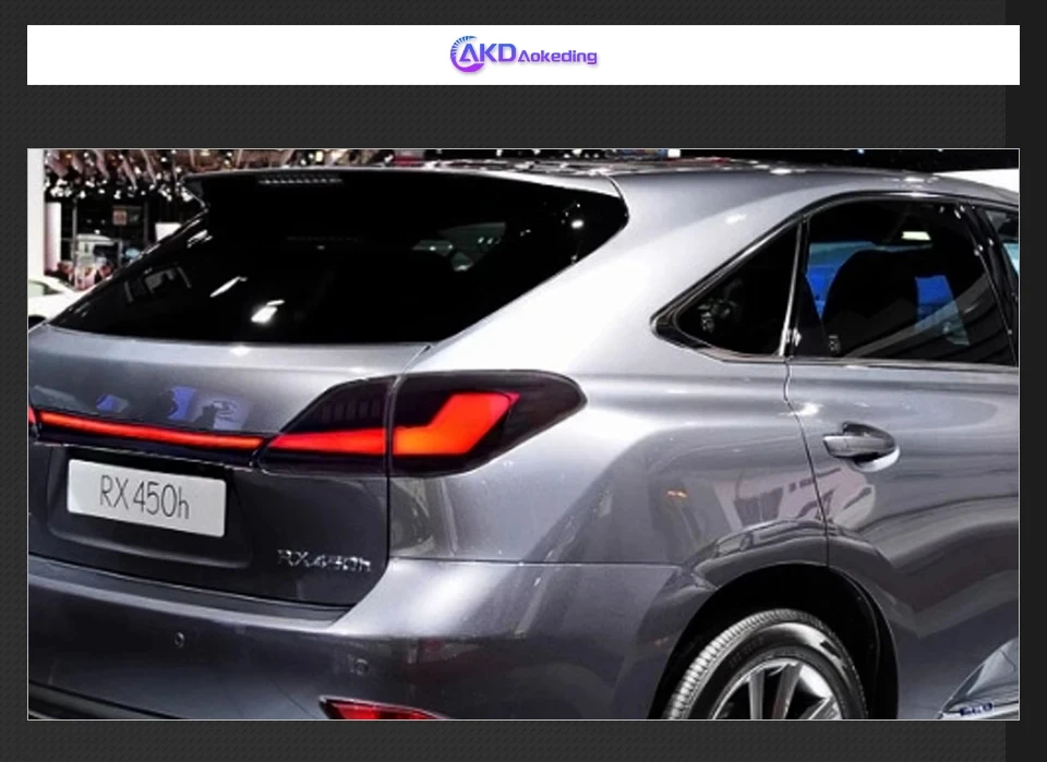 Lexus Rx300 Rx Led Tail Light 2009-2015 Rx270 Rx350 Rear Fog Brake Turn ...