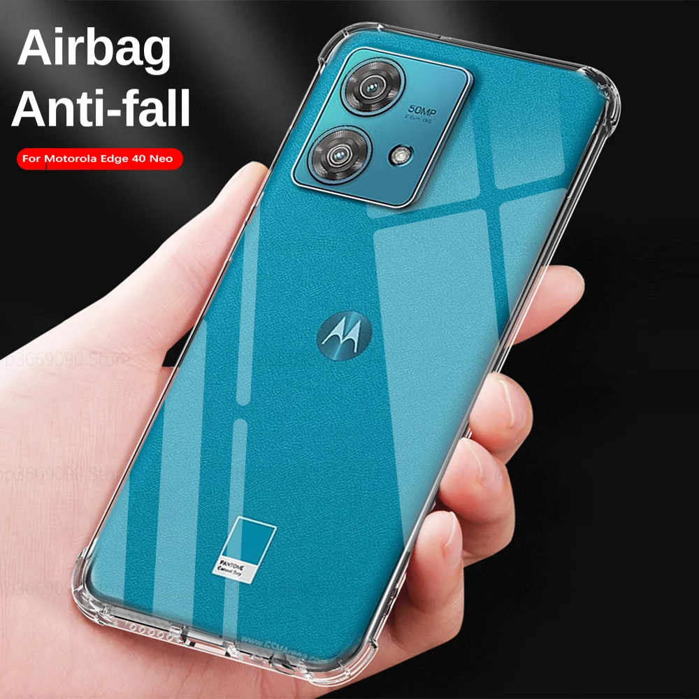 Edge40Neo-case-clear-transparent-shockproof-soft-silicone-phone-cover-For-Motorola-Edge-40 ...