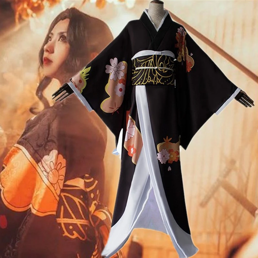 Costume De Cosplay Kimetsu No Yaiba Pour Femme Adulte, Kimono De Demon ...