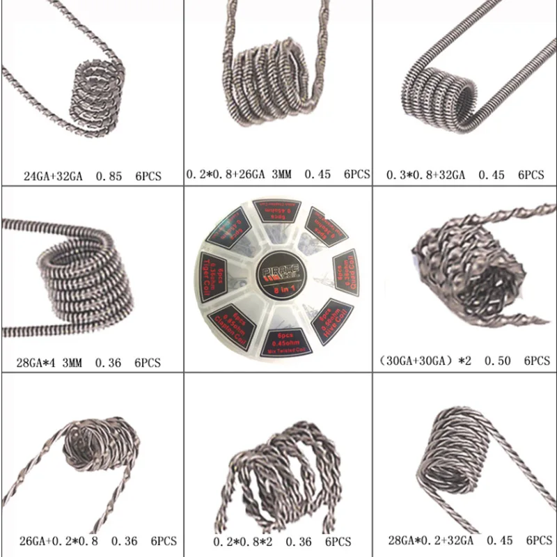 8-in1-Twisted-Fused-Hive-Clapton-Coils-Premade-Wrap-Alien-Mix-Twisted ...