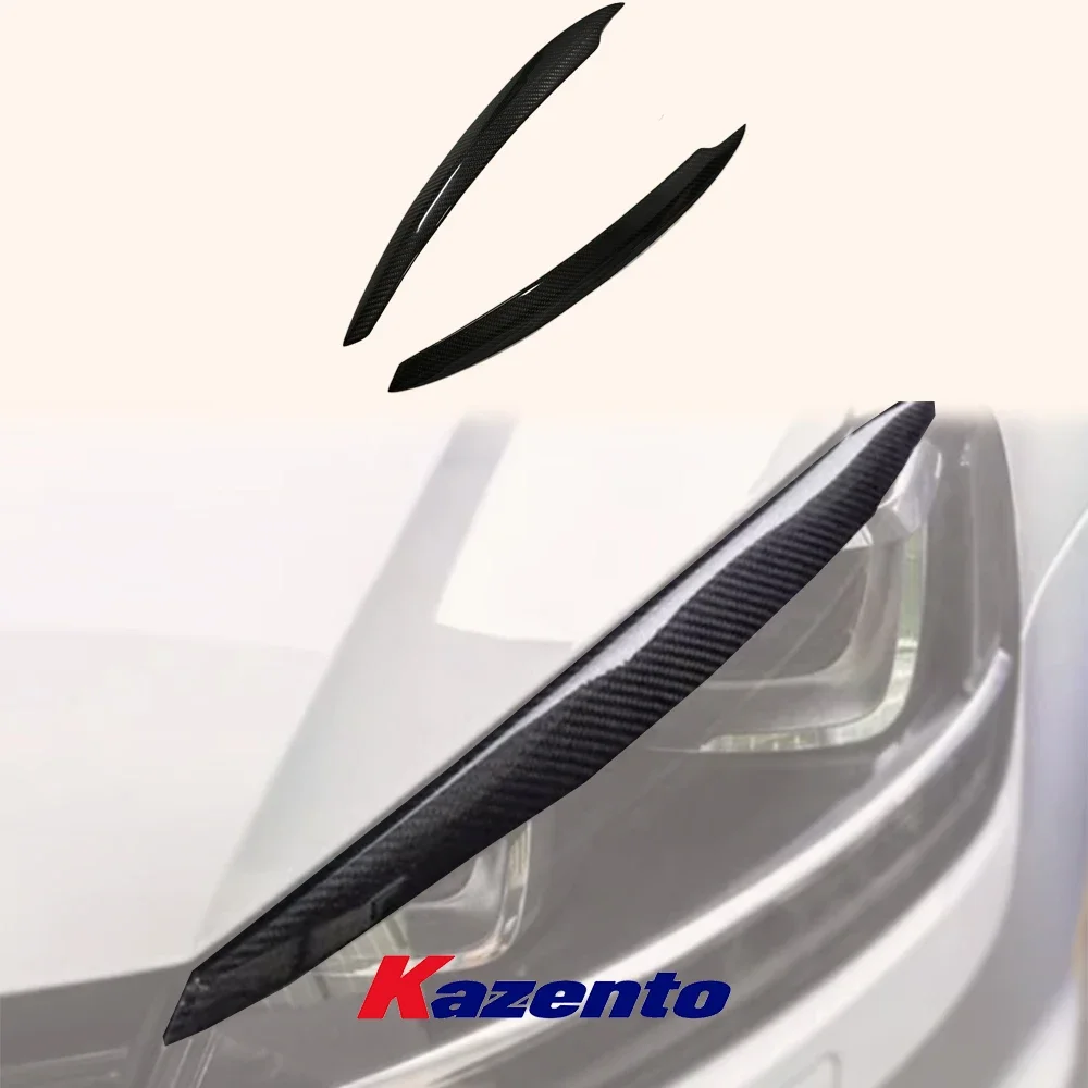 For-VW-Golf-2014-2019-7-7-5-R-GTI-Carbon-Fiber-Hood-Headlight-Eyelid ...