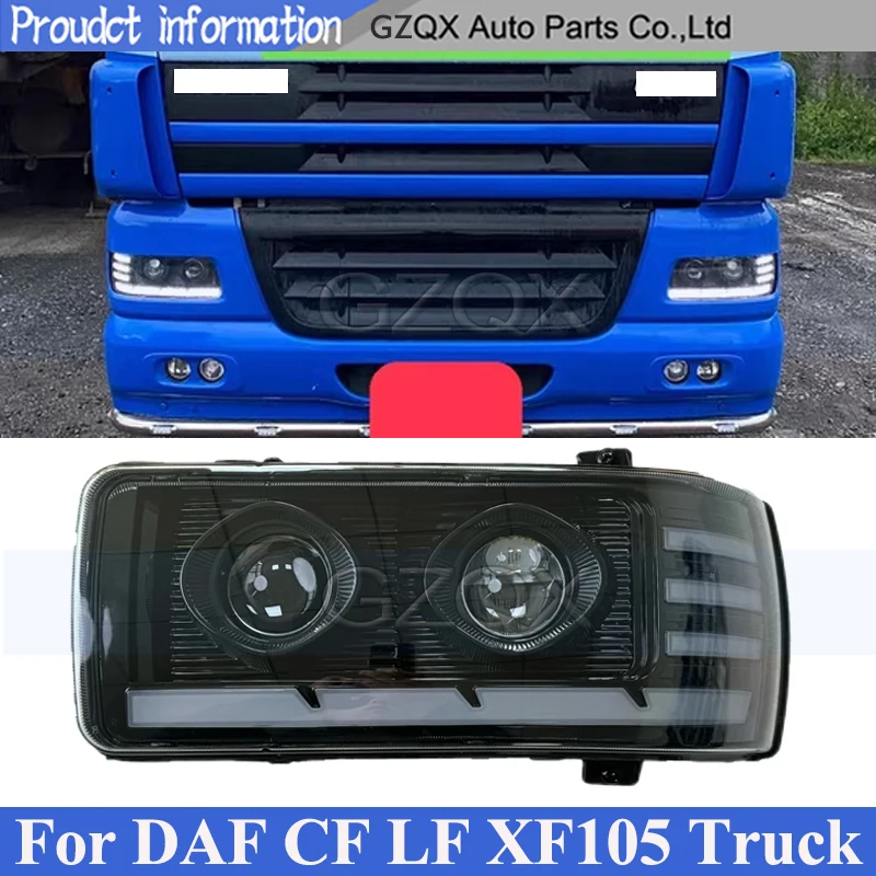 CAPQX LED Front Bumper Head Light Head Lamp For DAF CF LF XF105 Truck ...