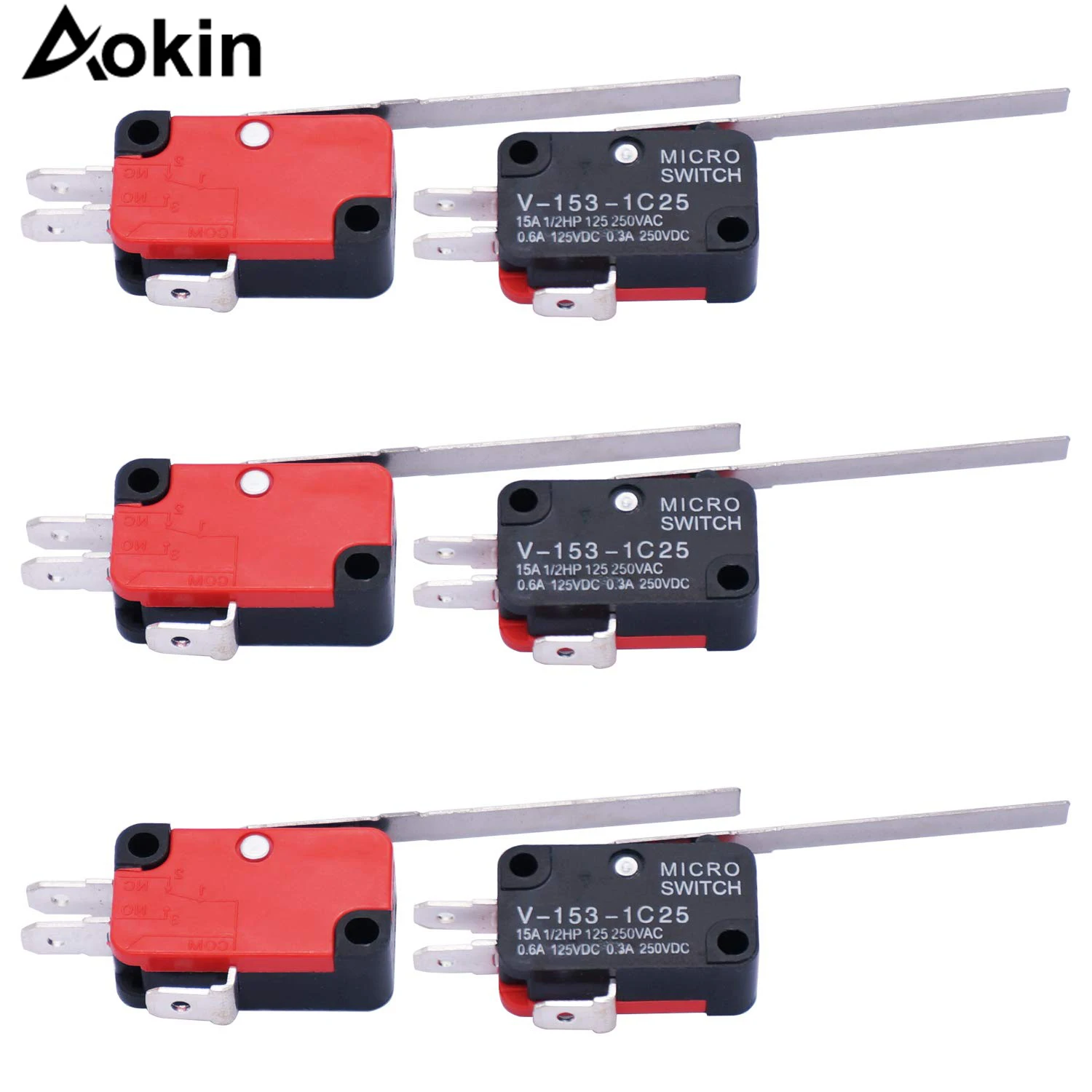 Micro Limit Switch Long Lever | Arduino Micro Switch Limit | Limit ...