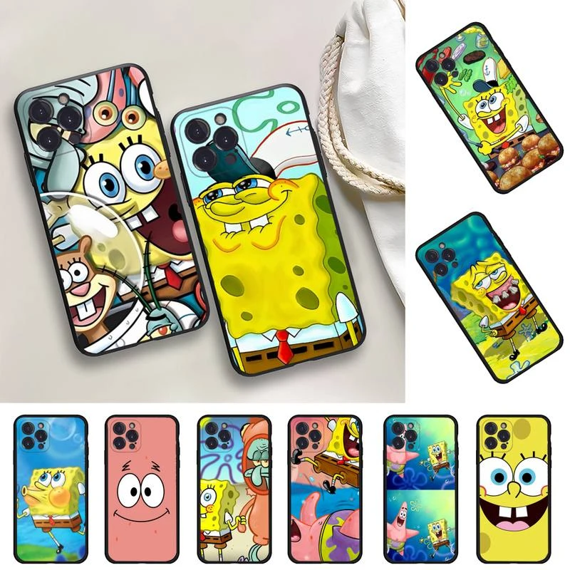 S-spongebobs P-patrickes Star Phone Case For Iphone 14 11 12 13 Mini ...